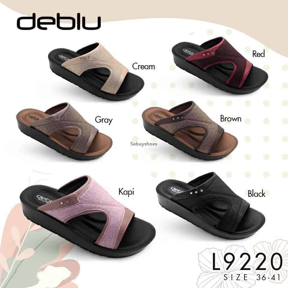 รองเท้าสวมหญิงพื้นนิ่ม deblu เดอบลู L9220 - Sabuyshoes.com