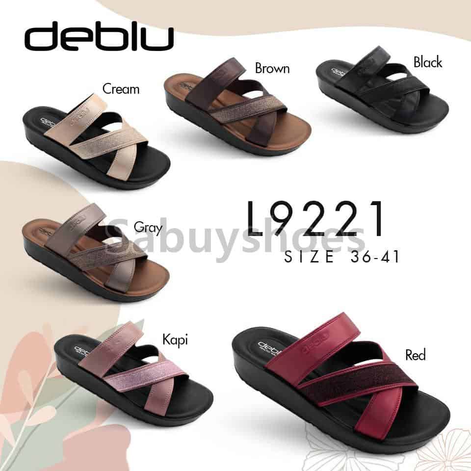 รองเท้าสวมหญิงพื้นนิ่ม deblu เดอบลู L9221 - Sabuyshoes.com